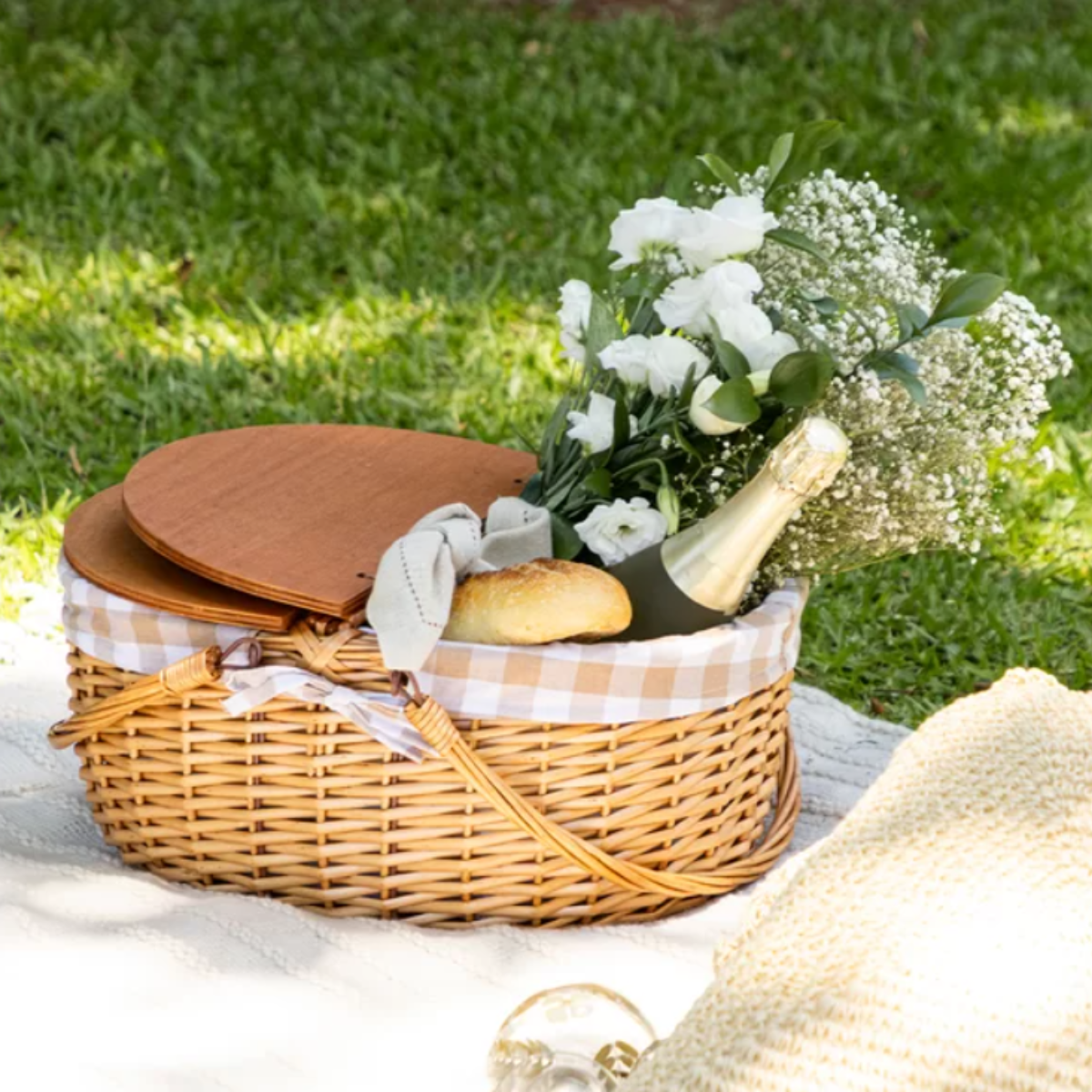Cesta De Picnic Emy Natural - HZOR