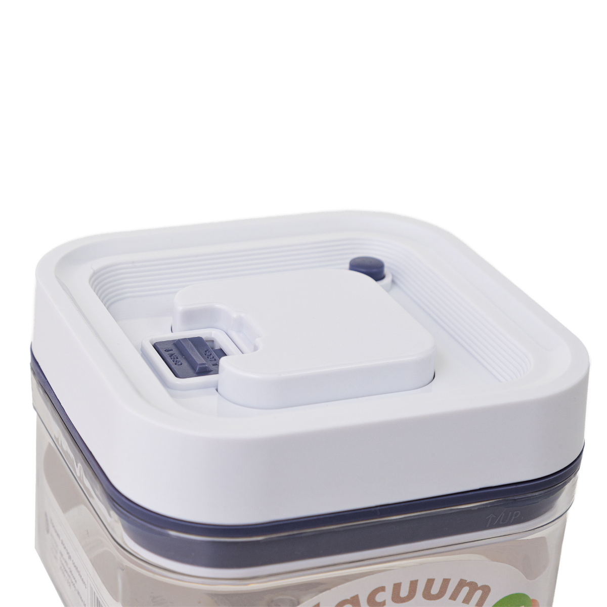 Pote Hermético Plástico Com Vedação a Vácuo 500ml - HZOR