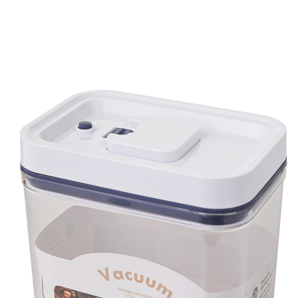 Pote Hermético Plástico Plástico Com Vedação a Vácuo 1.7L - HZOR